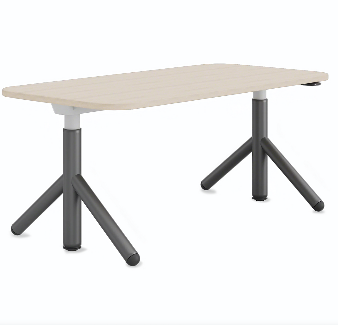 Steelcase Flex Height-Adjustable Desk – Blue Box